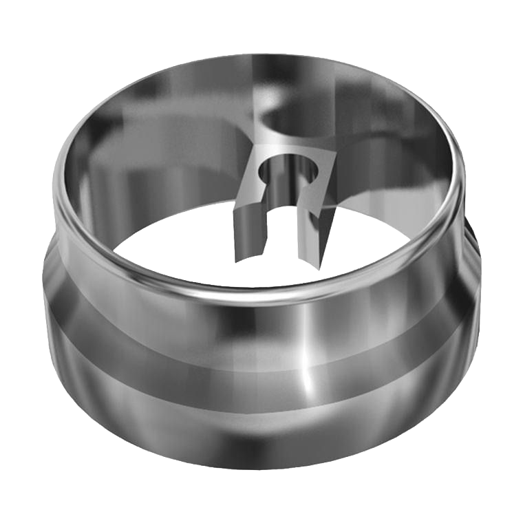 50 mm Double Hole Wall Flange - Dudem Aluminium Railing Accessories